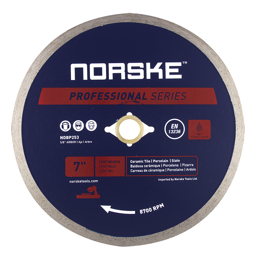 CONTINUOUS RIM DIAMOND BLADES - Norske Tools
