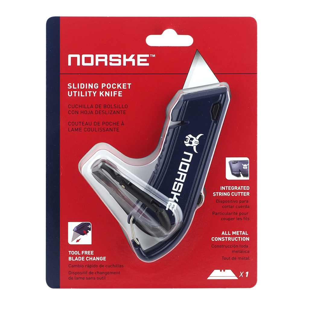SLIDING POCKET UTILITY KNIFE - Norske Tools