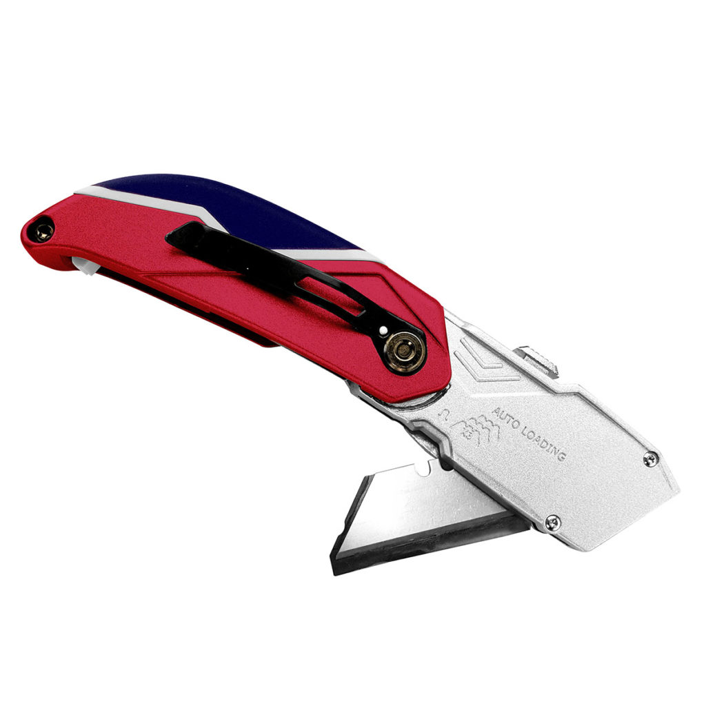 AUTO-LOAD FOLDING UTILITY KNIFE - Norske Tools