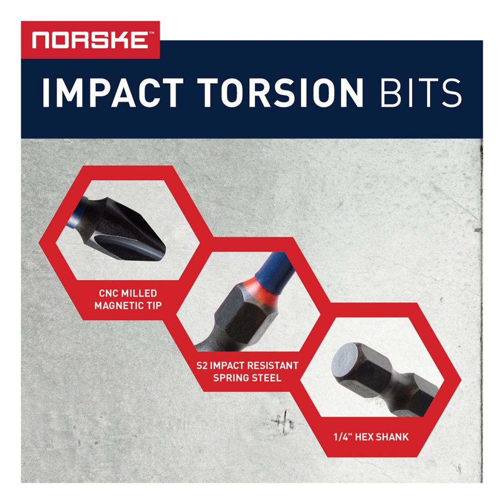 46 PC IMPACT TORSION BIT SET - Norske Tools