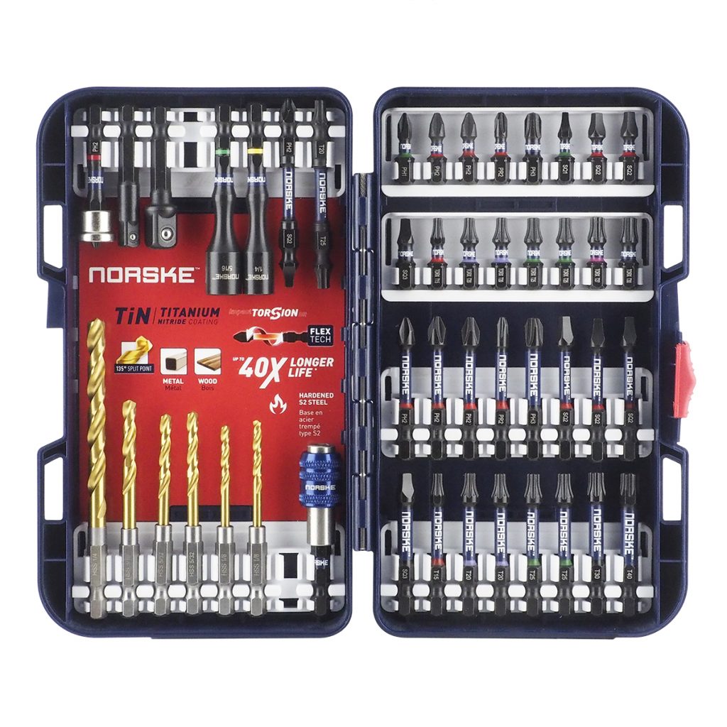 46 PC IMPACT TORSION BIT SET - Norske Tools